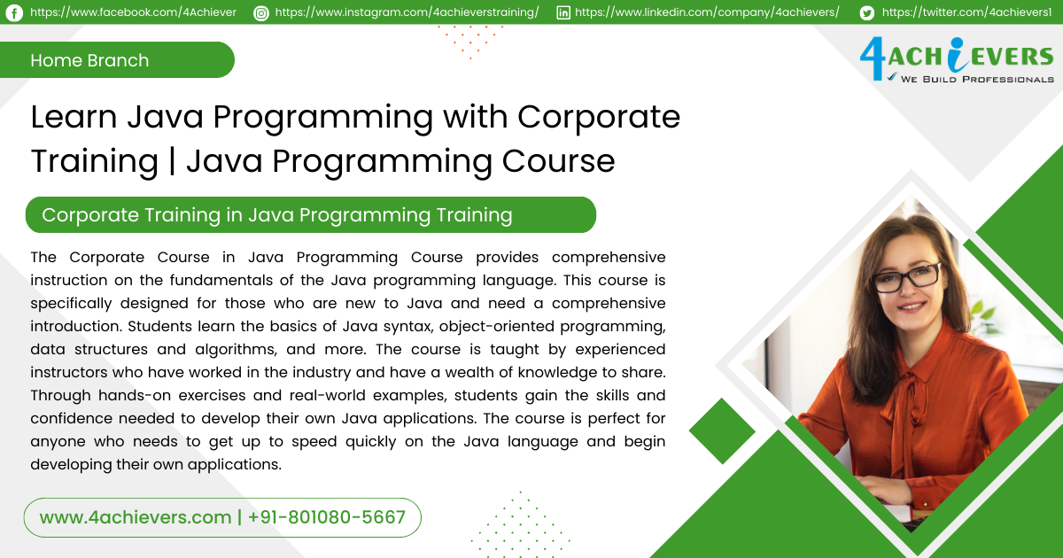 Best Corporate in Java Programming Training institute offering 100% Placement in 2023 ...